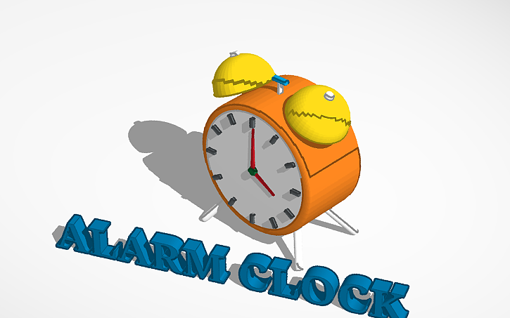 3D design 09 Alarm Clock | Tinkercad