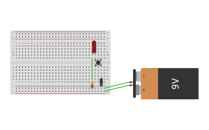 Circuit Design Encender 3 Led Con Push Button Tinkercad 