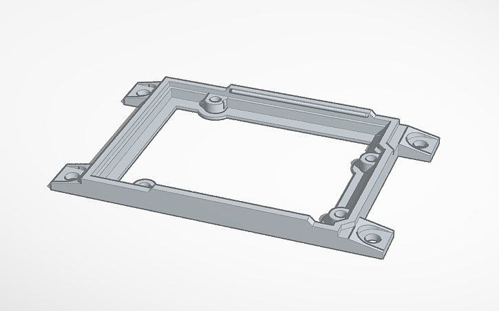 3D design Open Snap-in Arduino UNO Mount - Tinkercad