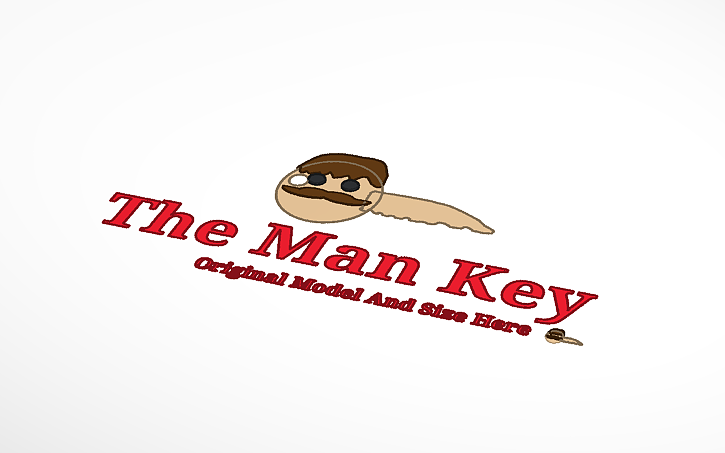 3D design The Man Key | Tinkercad