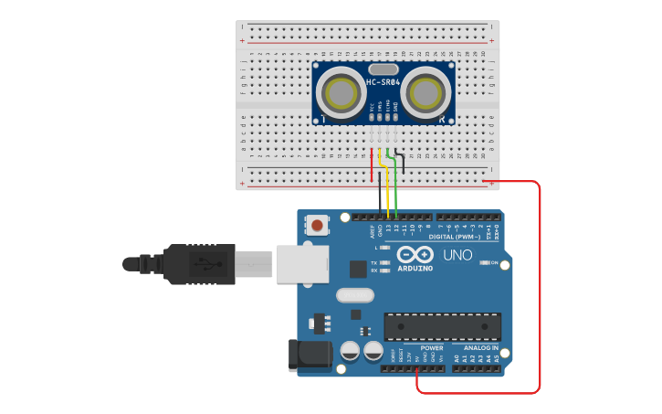 Circuit design Modul 7 | Tinkercad