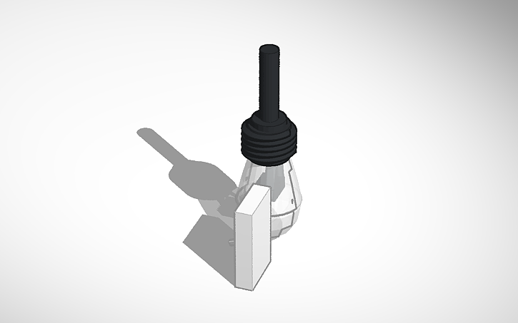3D design Light Bulb/ light switch - Tinkercad