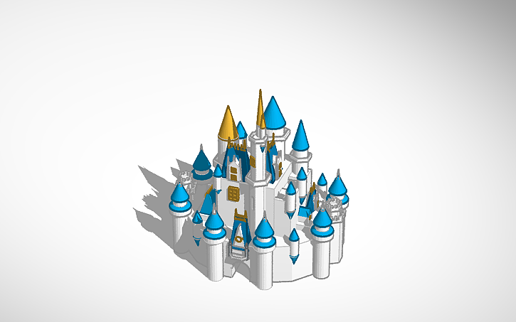 3D design Amazing Disney Castle - Tinkercad