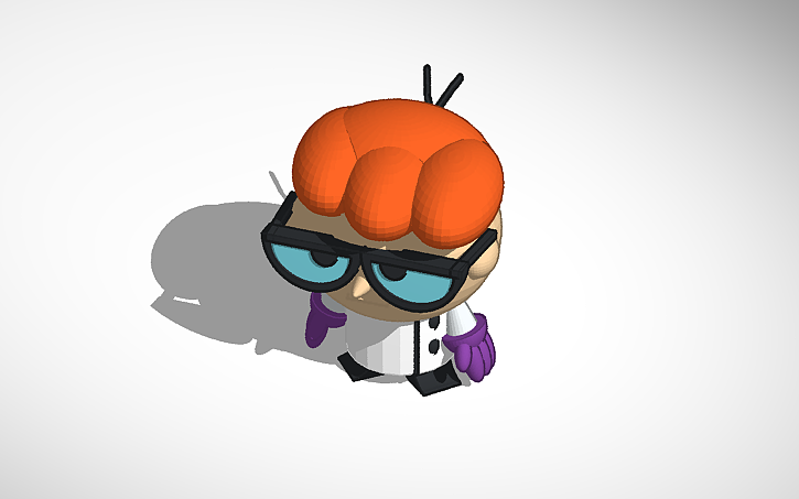 3D design Dexter (Dexter's Laboratory) - Tinkercad