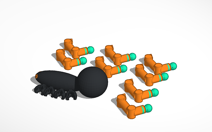 3D design spider | Tinkercad