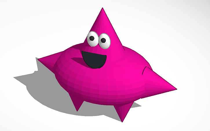 3D design Patrick Star - Tinkercad