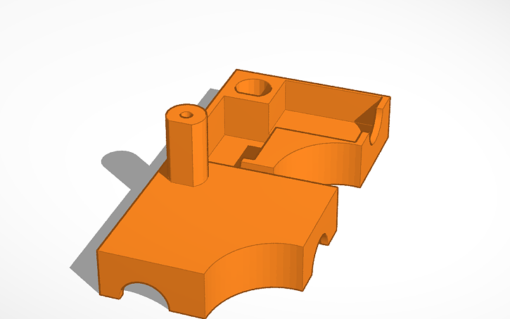 3D design RIGHT Logitech Shifter Range-Splitter - Tinkercad