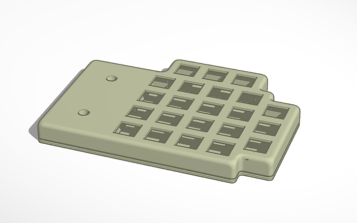 3D design Macro Pad 3D print - Tinkercad