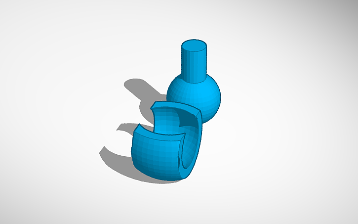 3D design Simple Ball Joint - Tinkercad