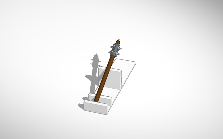 3D design simple mace | Tinkercad