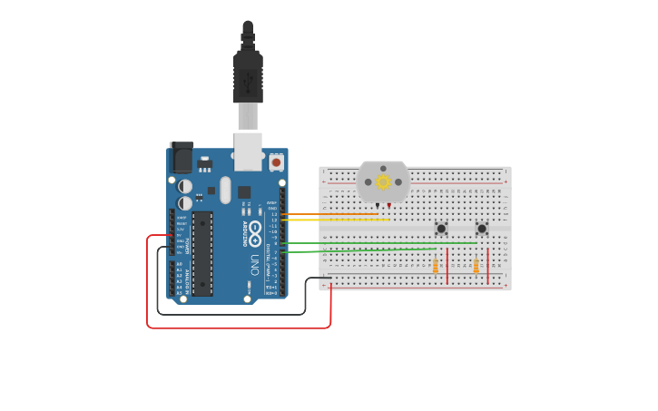 Circuit design Multilevel Parking System | Tinkercad