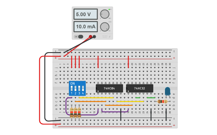 Circuit Design Circuit From Simplified Boolean Expression Tinkercad