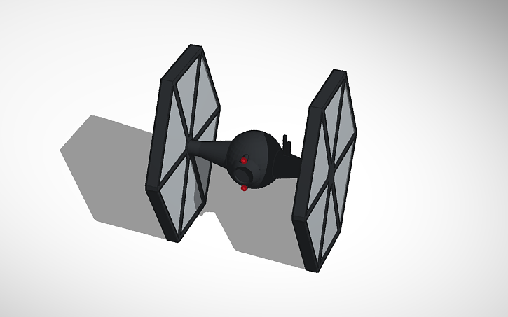 3D design First Order TIE Fighter | Tinkercad