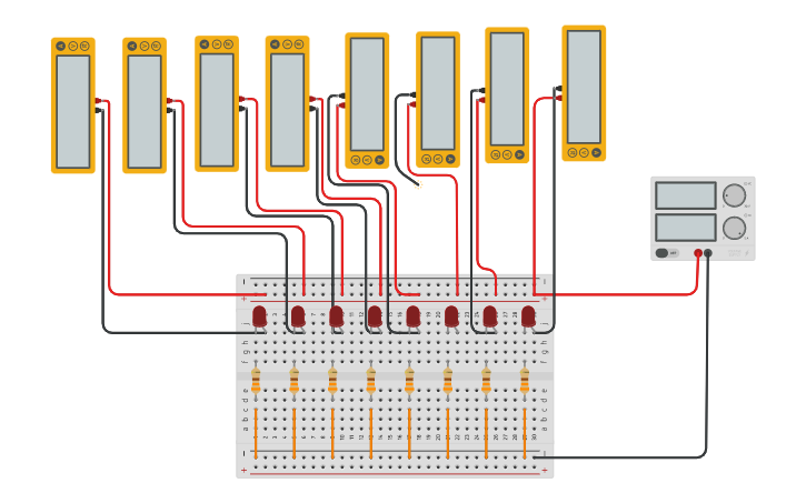 Circuit design Exercise 1 - Tinkercad