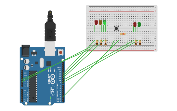 Circuit design Circuisine | Tinkercad