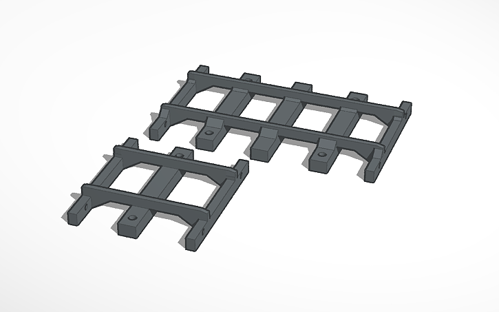 3D design 45mm Track Straight | Tinkercad