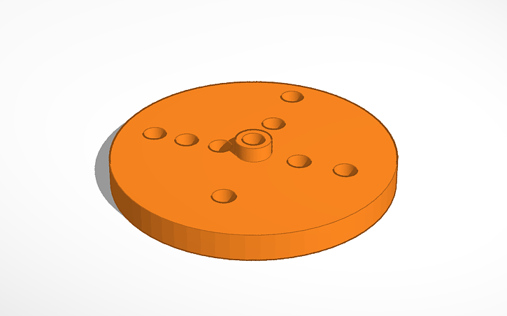 3D design Offset Wheel - Tinkercad