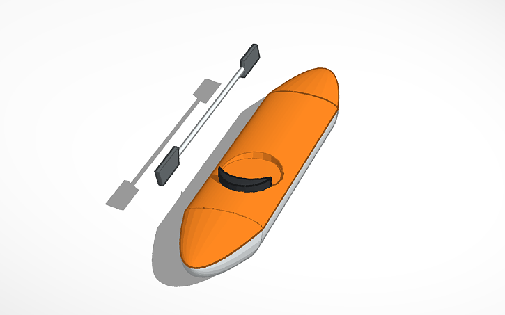 3D design Kayak Projecte 7 - Tinkercad