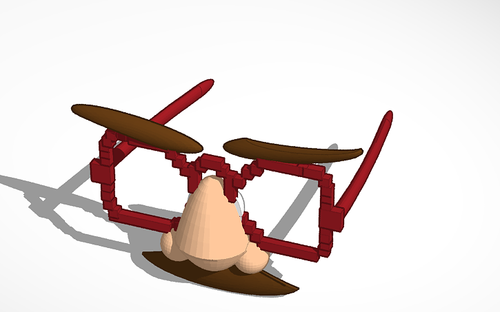 3D design Lesson: party glasses by Jenn | Tinkercad