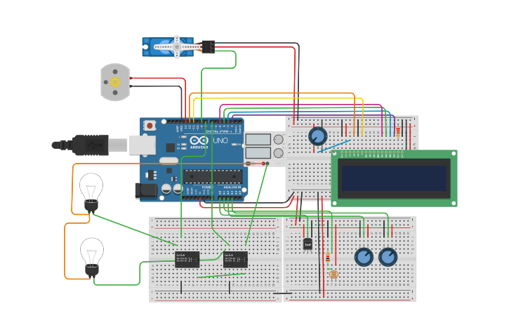 Circuit design Proyecto final | Tinkercad