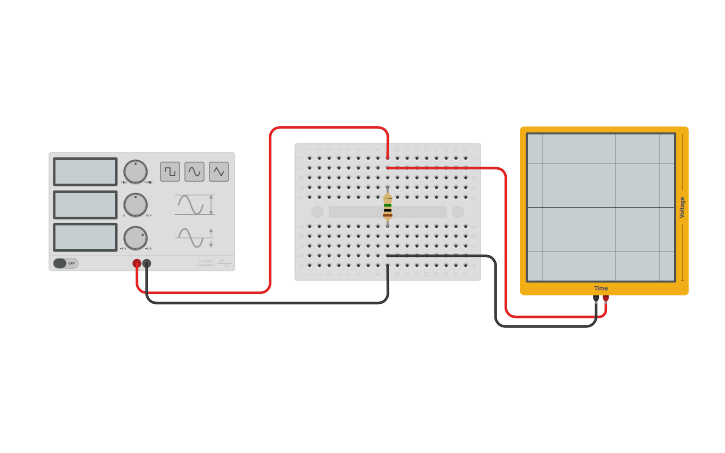 Circuit design Sinusoidal wave - Tinkercad