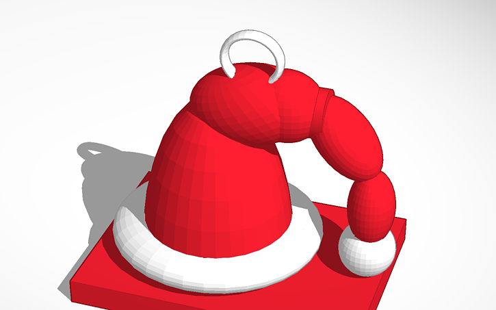 3D design Santa hat | Tinkercad