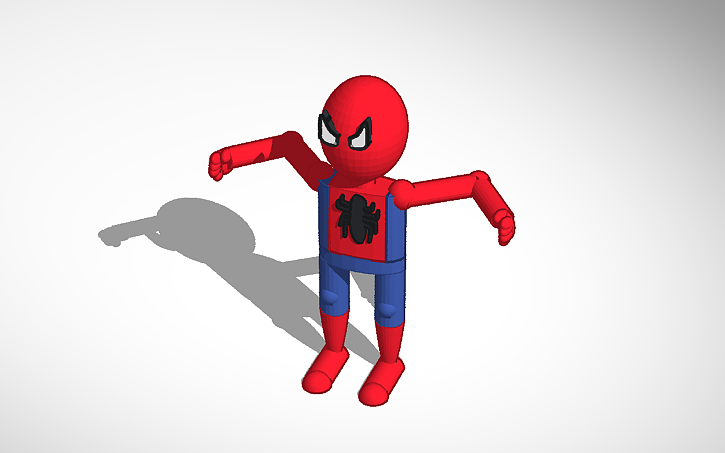 3D design Spider-Man Eddie - Tinkercad