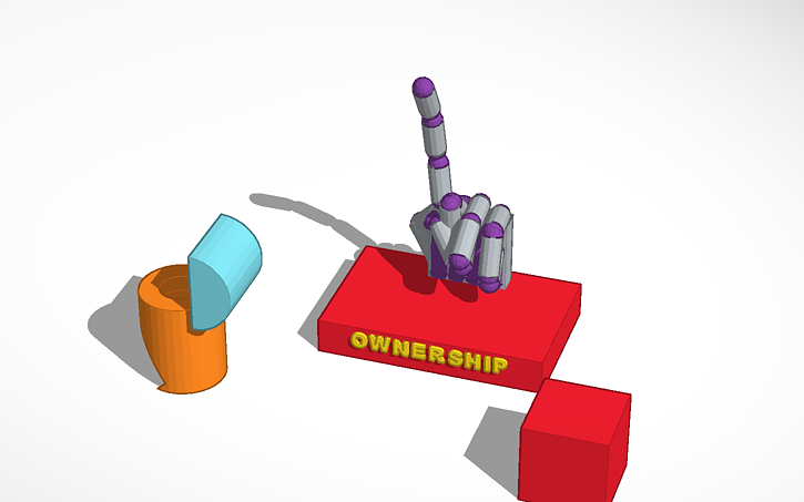 3D design Ownership Five Finger Contract | Tinkercad