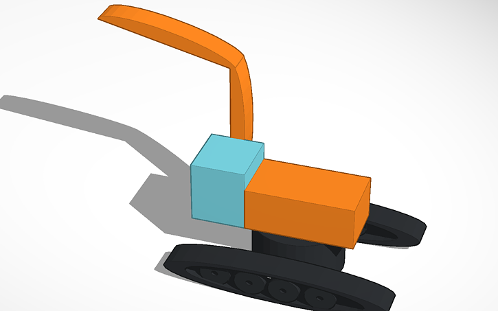 3D design Hydraulic Excavator | Tinkercad