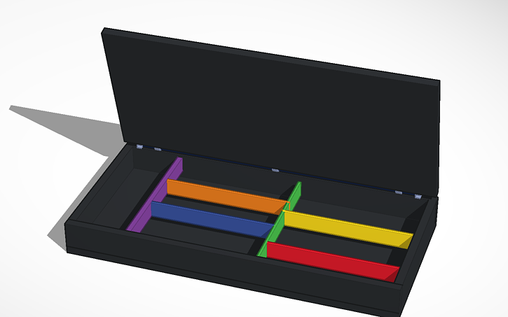 3D design Pencil case - Tinkercad