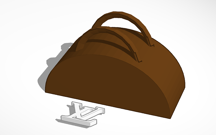 3D design lv bag - Tinkercad