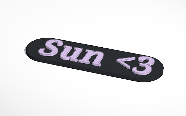 3D design sun - Tinkercad