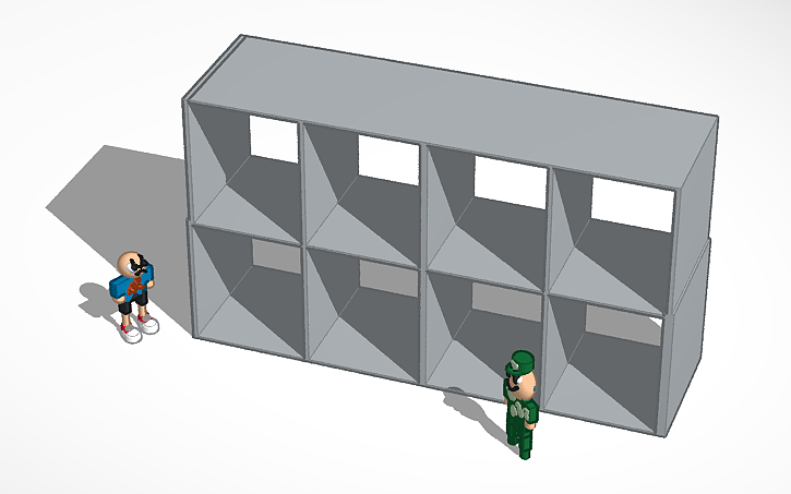 3D design Tinkercad Designs Shelf IRL (MEMORIAL UPDATE) - Tinkercad