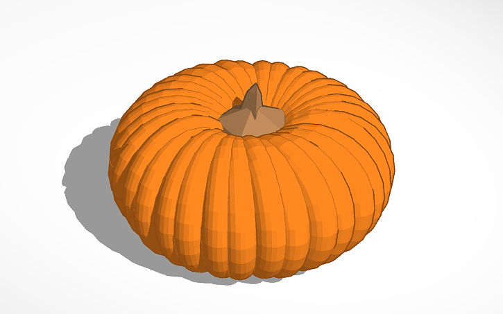 3D design Pumpkin | Tinkercad