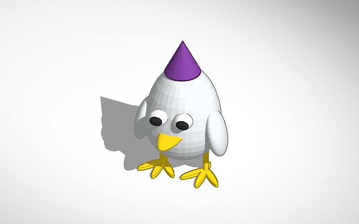 3D design Wizard Duck - Tinkercad