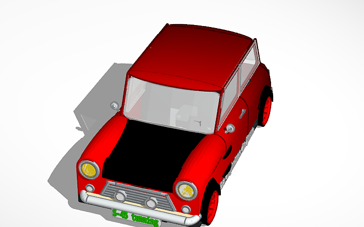 3D design Mini cooper tunning - Tinkercad