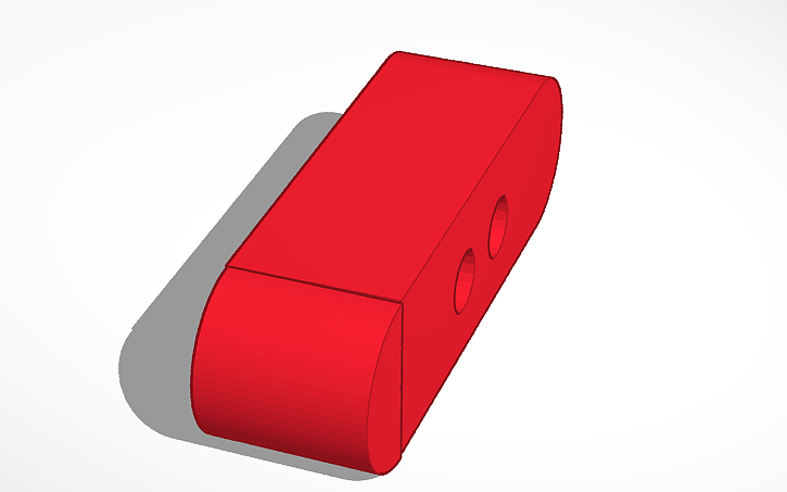 3D design Duffel Button - Tinkercad