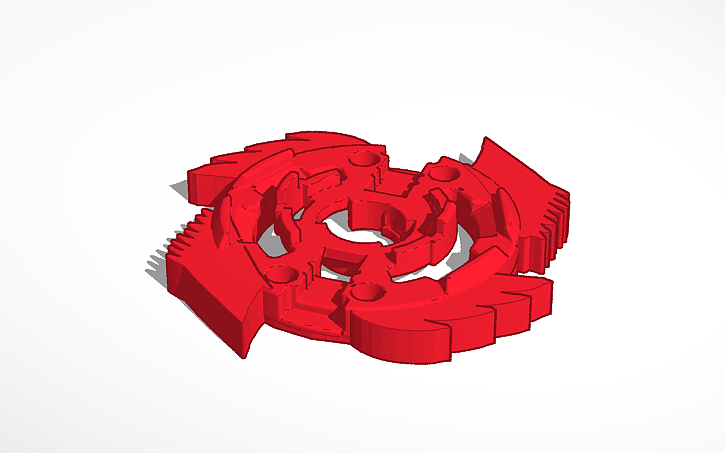 3D design Flame Pegasus - Flame Base | Tinkercad