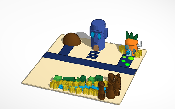 3D design Super Town | Tinkercad