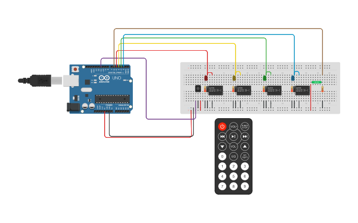 Circuit design Opdracht 4B - Tinkercad