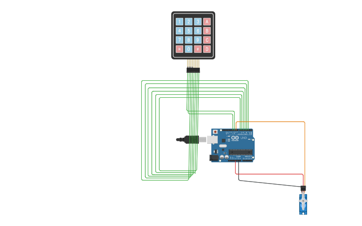 Circuit design Actividad 6 servomotor | Tinkercad Circuit design Actividad 6 servomotor | Tinkercad