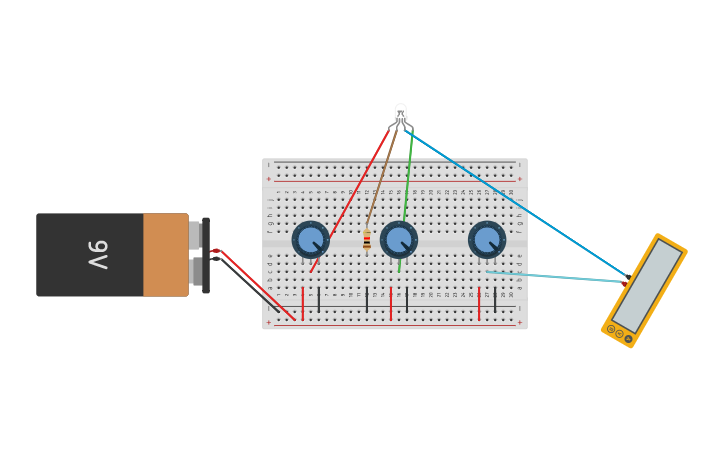 Circuit design Control de un led RGB con Potenciometro | Tinkercad Circuit design Control de un led RGB con Potenciometro | Tinkercad