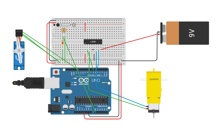 Circuit design Pregunta final 2 - Tinkercad