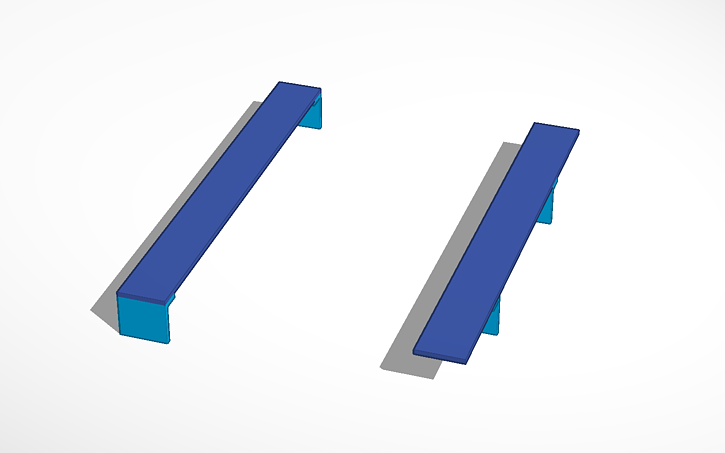 3D design Support struts - Tinkercad