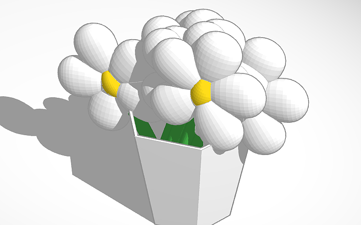 3D design Flowers - Tinkercad