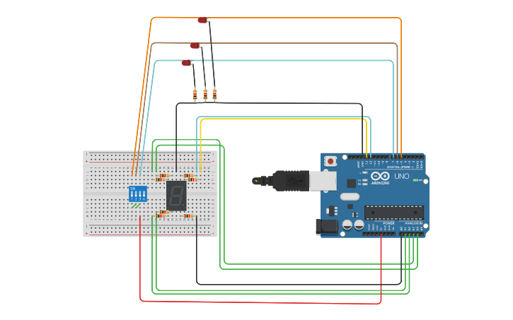 Circuit design Exercicio 15 - Tinkercad