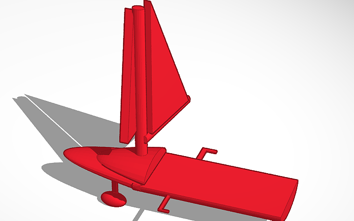 3D design BATEAU MONOCOQUE - Tinkercad