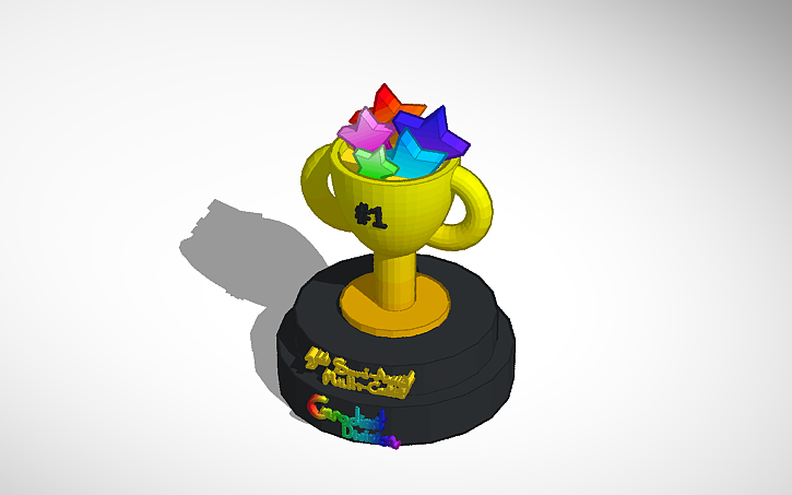 3D design Gradient Division Trophy (2nd Semi-Annual Multi-Contest ...