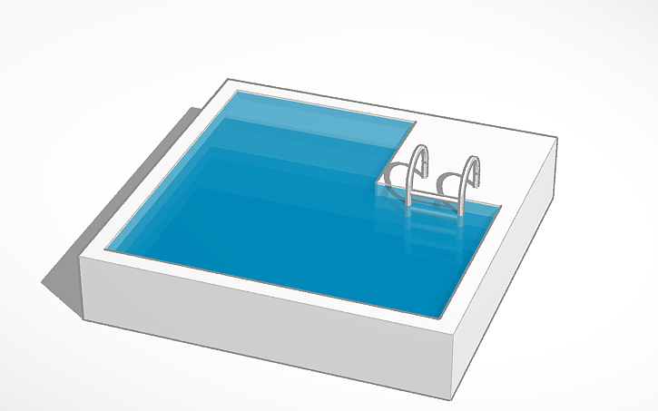 3D design Swimming Pool - Tinkercad