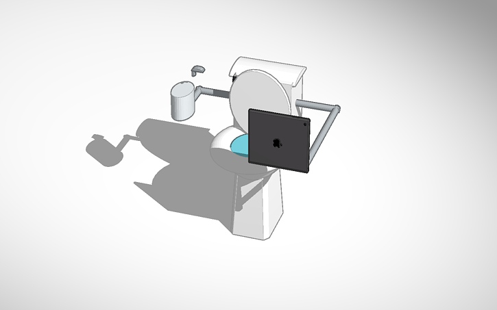 3D design 21st Century Toilet - Tinkercad